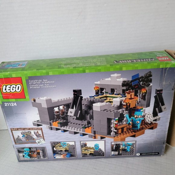 Lego | Toys | Lego Minecraft 2124 The End Portal Steve Endermen Cave ...